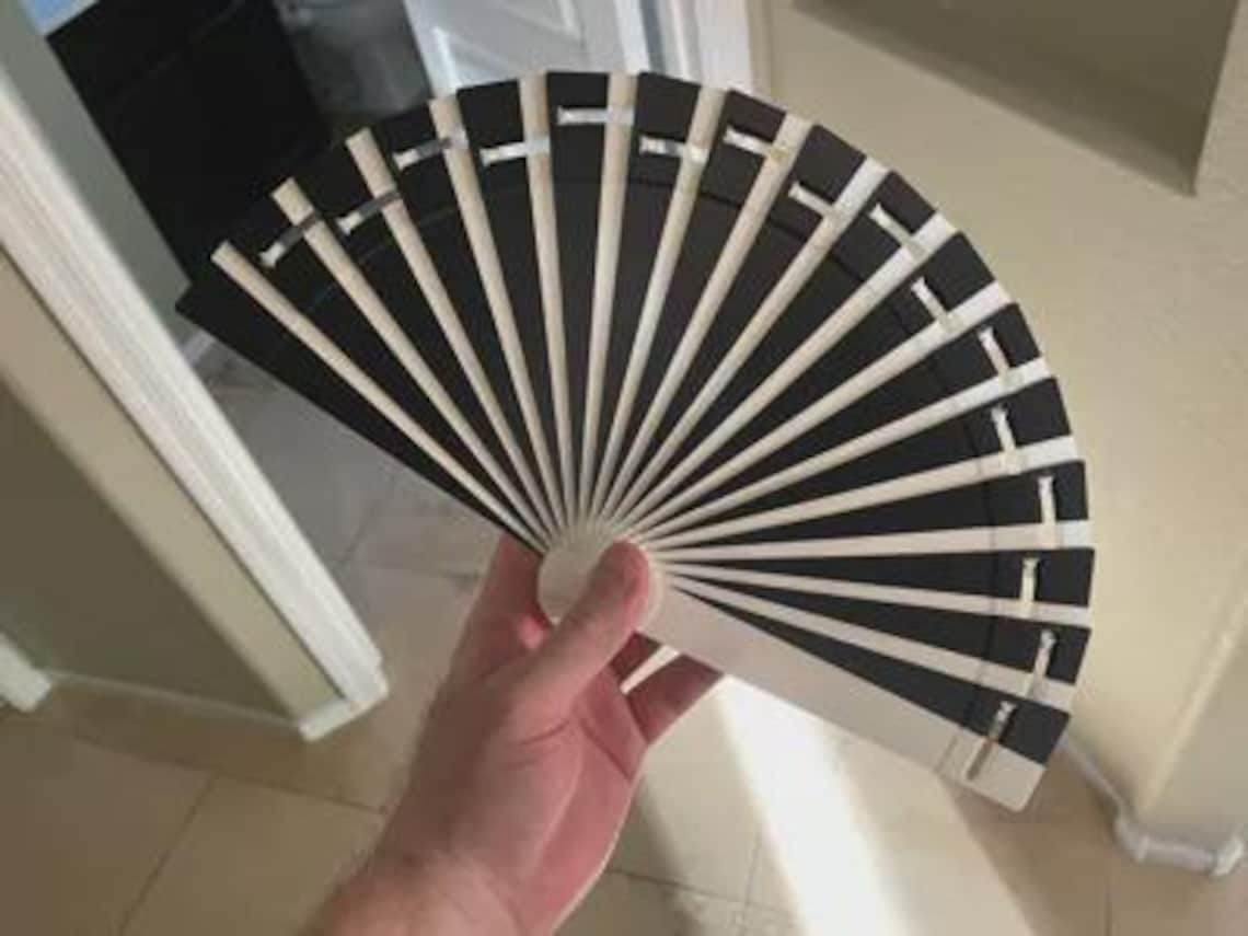 3D Printable Collapsible Hand Fan: Print-in-place Design (STL Digital ...