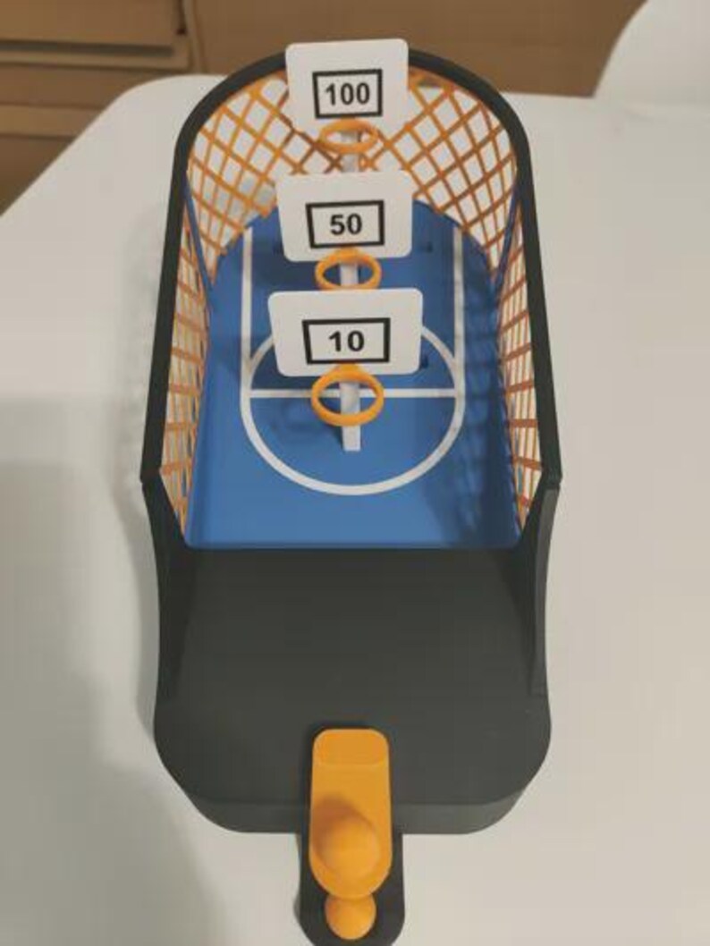 3D Printable Basket Arcade Game | Mini & Standard Versions | Desk Toy ...