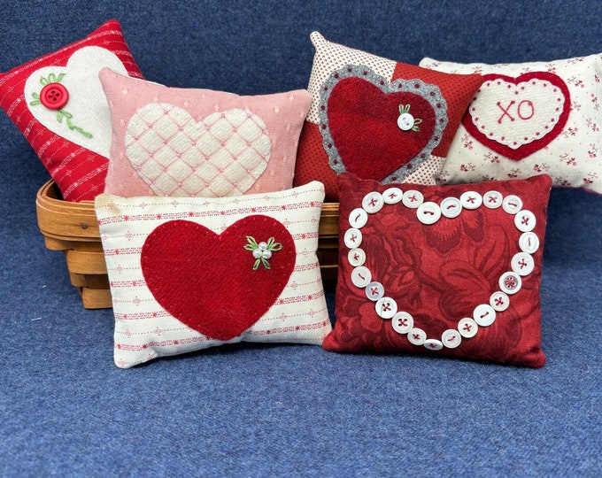 Kit; Ultimate Collection of Valentine Bowl Fillers Wool Applique Kit ...