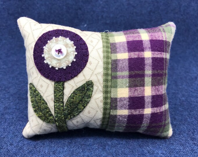 Kit Wool Penny Flower Bowl Filler/wool Applique/pincushion - Etsy