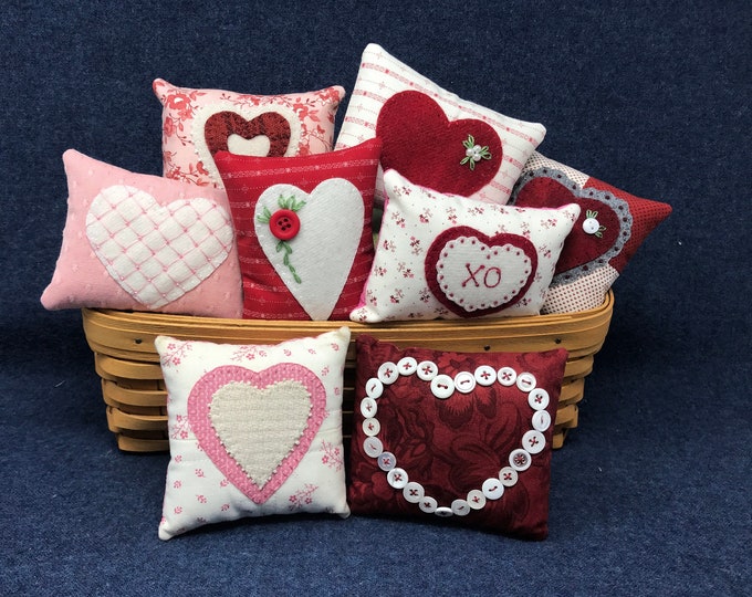 Kit; Ultimate Collection of Valentine Bowl Fillers Wool Applique Kit ...