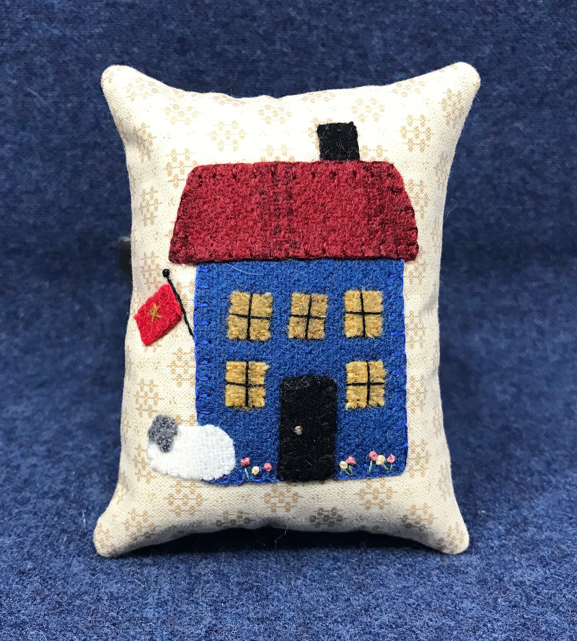 Kit Fun Set of Prim Town Bowl Filler Wool Applique Kit Wool Felt ...