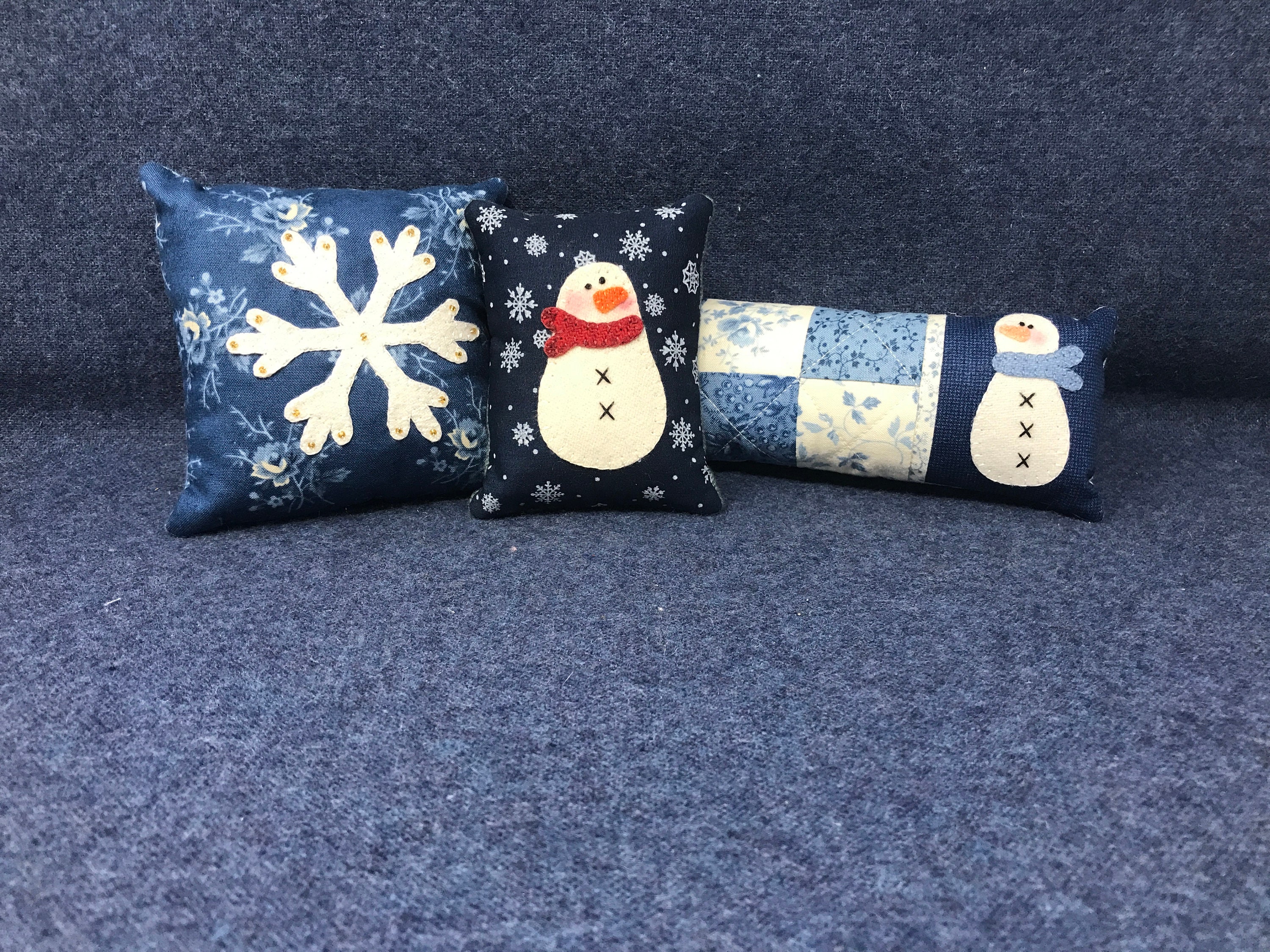 Kit Sweet Little Set of Winter Bowl Fillers Wool Applique Kit - Etsy