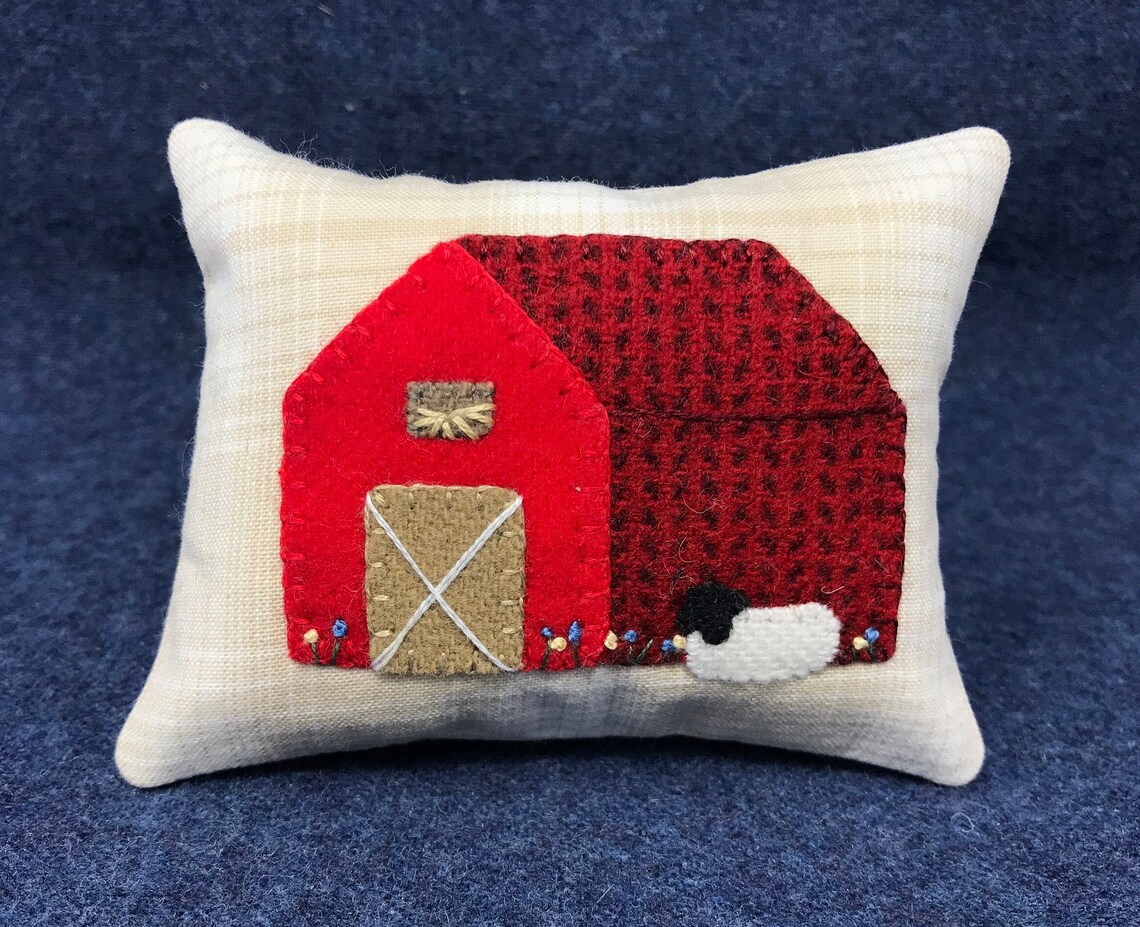 Kit Fun Set of Prim Town Bowl Filler Wool Applique Kit Wool Felt ...