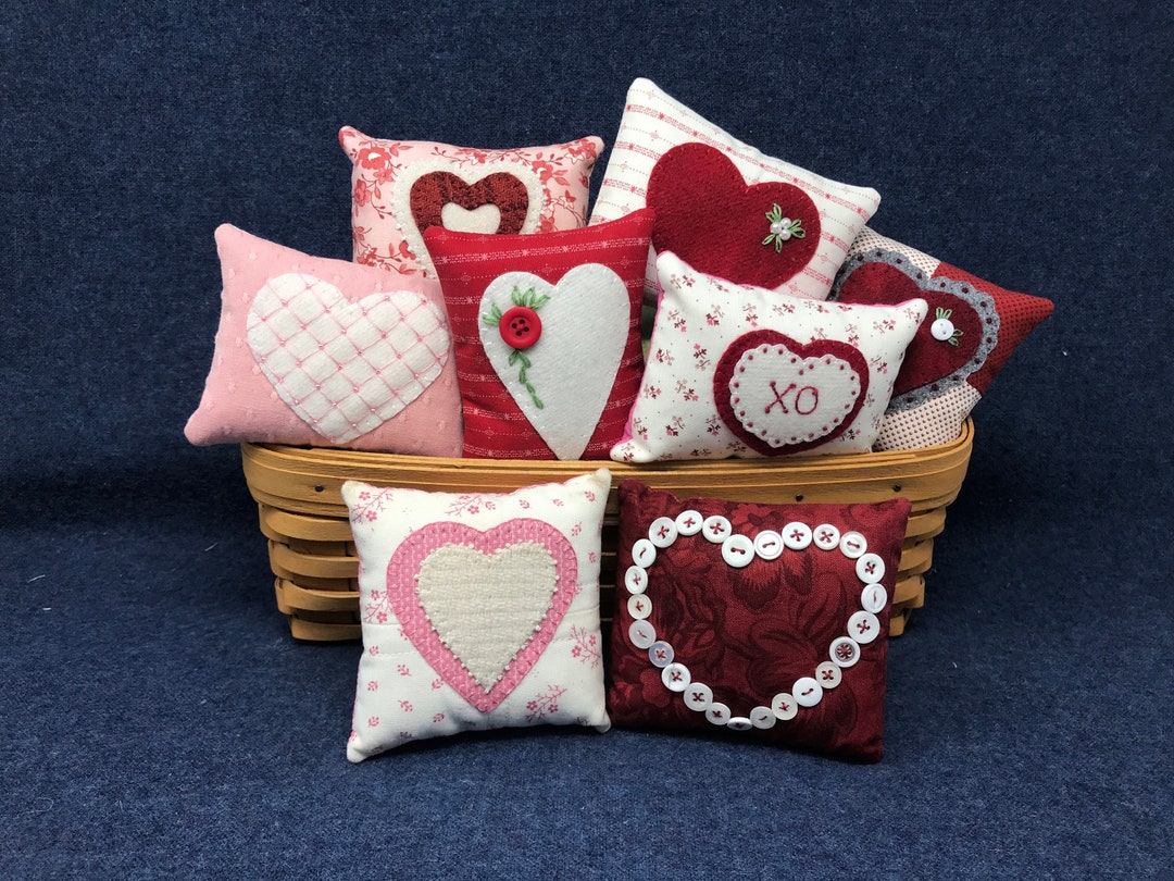 Kit Ultimate Collection of Valentine Bowl Fillers Wool Applique Kit ...