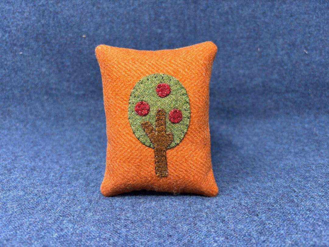 Kit; Fun Apple Tree Bowl Filler Wool Applique Kit Pattern Penny Rug ...
