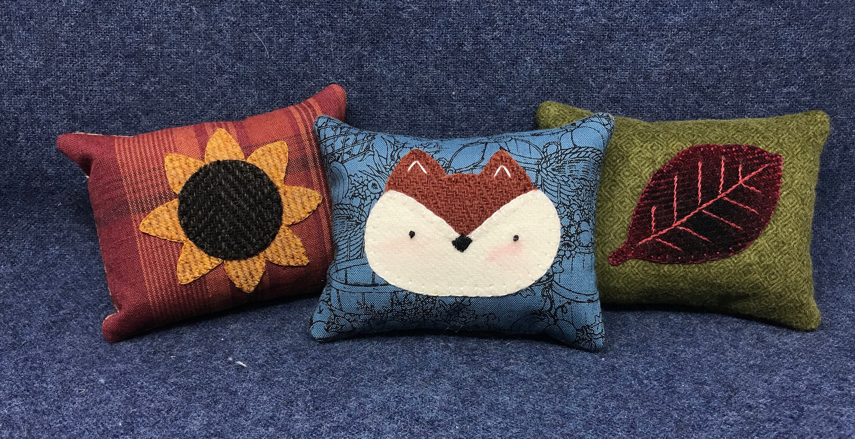 Kit Fun Fox Bowl Filler Wool Applique Kit Pattern Penny Rug - Etsy