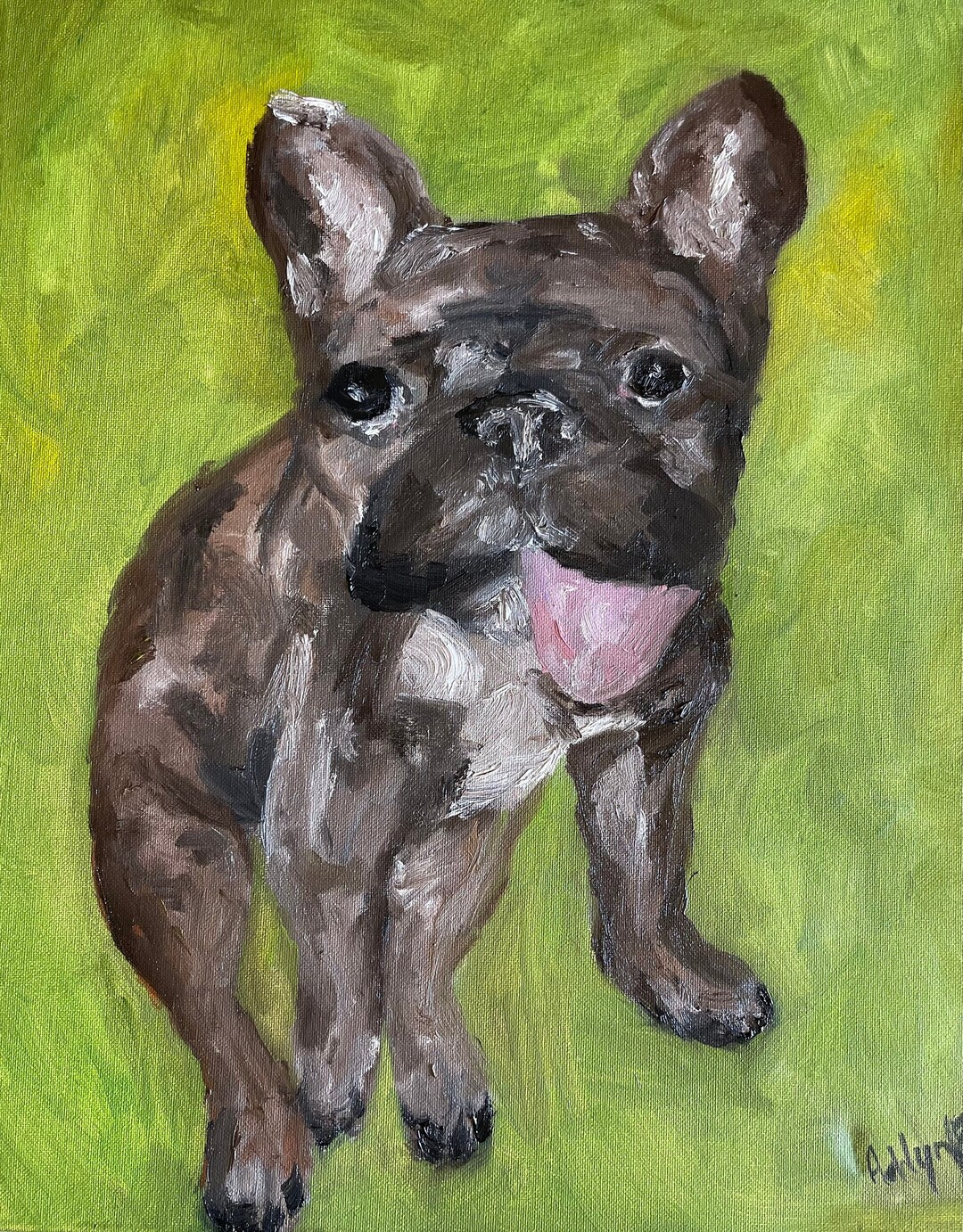 Custom Impressionist Oil Painting on Canvas Paper Portrait Pet Portrait ...