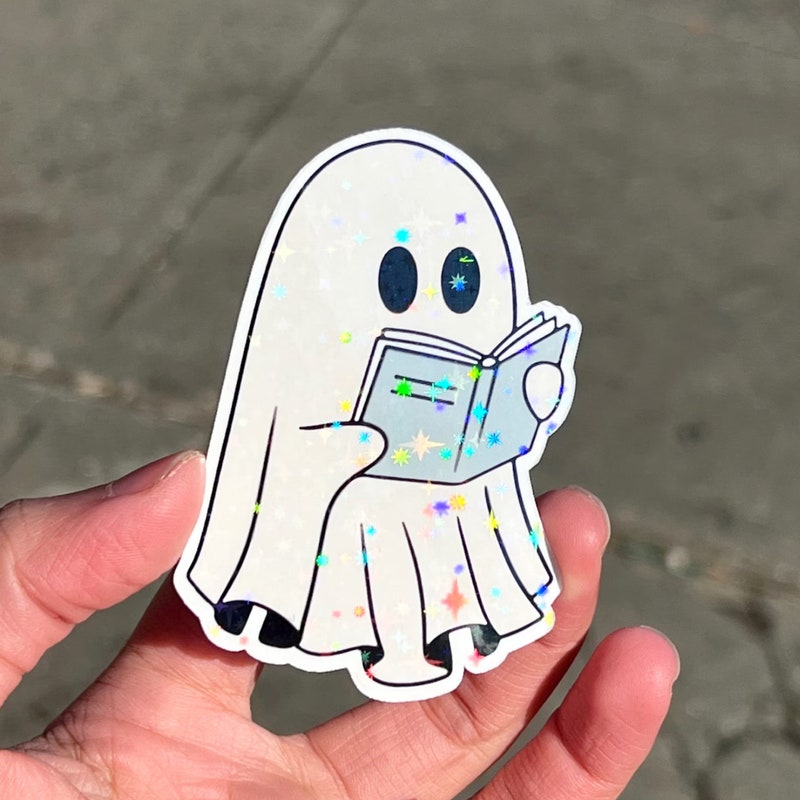 Ghost Reader Stickers - Etsy UK