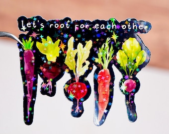 Lets Root for Each Other Sticker Be Kind Boho Classroom Sticker Plant ...