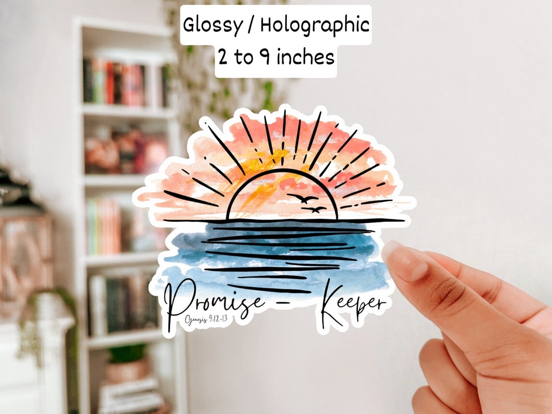 Promise to Keeper Genesis Sticker, Christian Sticker, Positivity ...