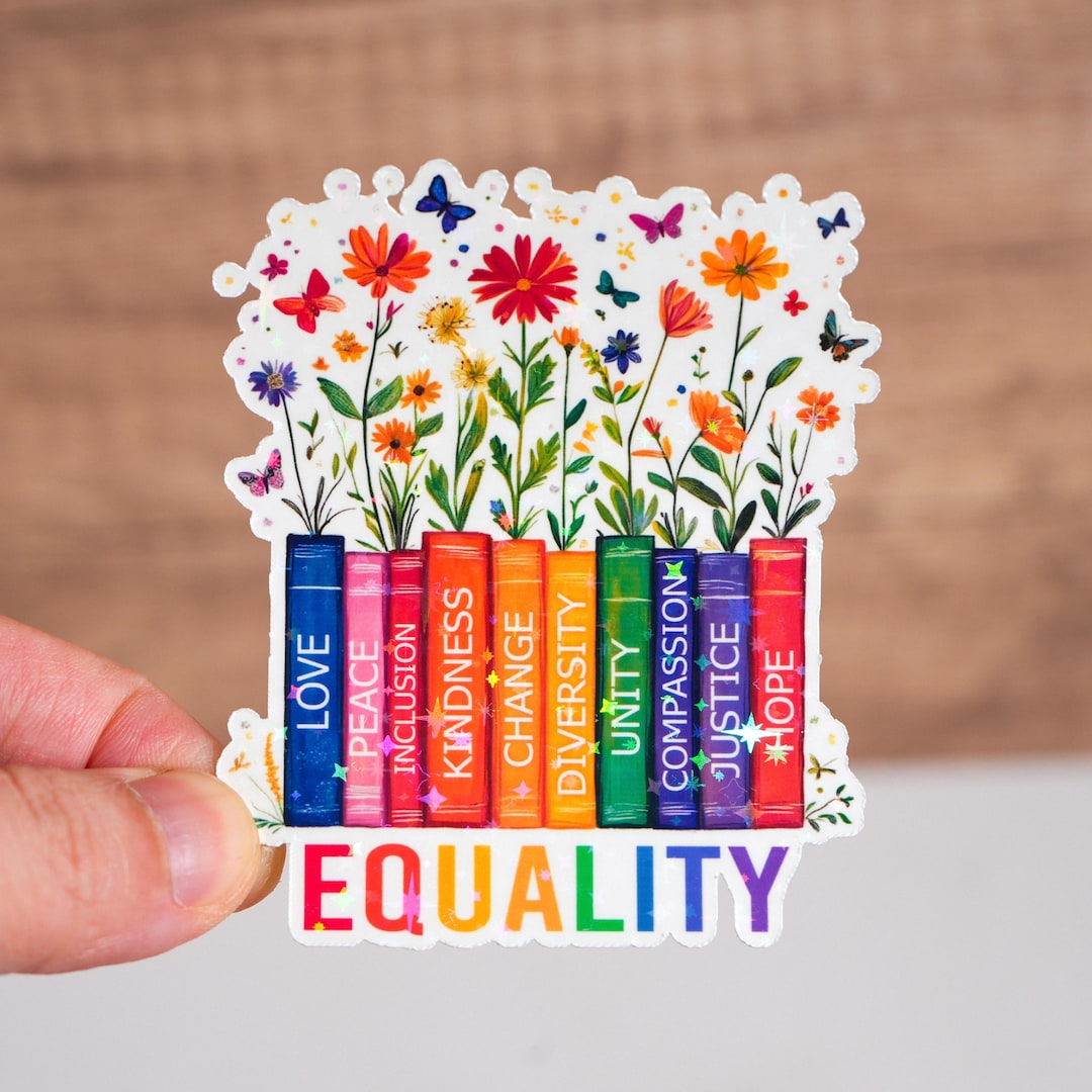 Equality Sticker, Feminist Sticker, Women Empowerment Decal, Waterproof ...