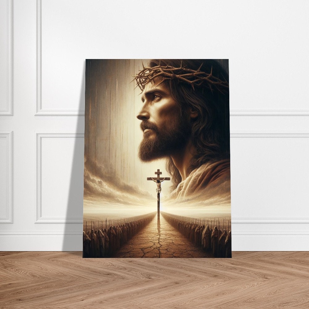Jesus Unframed Poster Premium Quality Digital Print Christian Wall Art ...