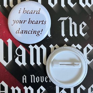 Iwtv Loustat ‘i Heard Your Hearts Dancing!’ Button - Etsy