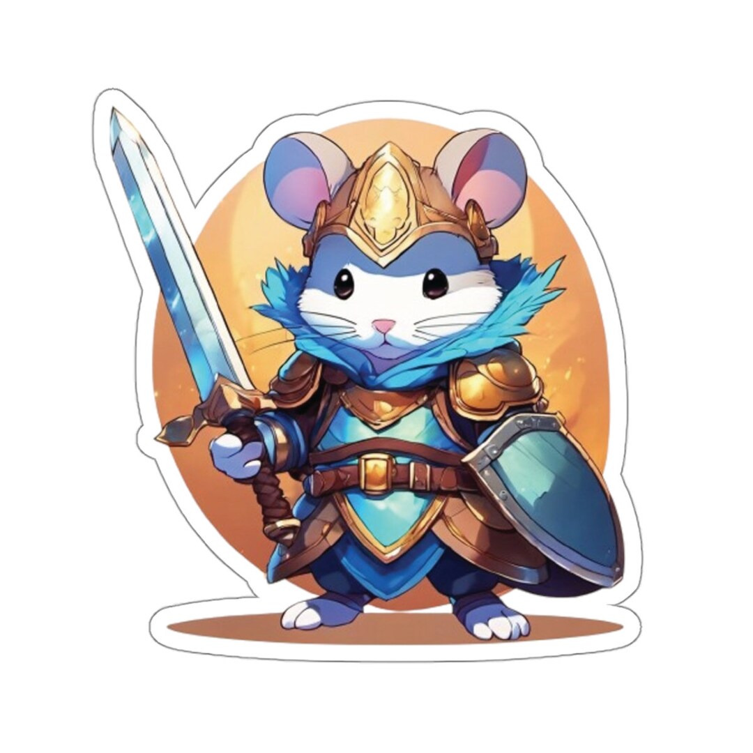 Mouse Knight Sticker - Etsy