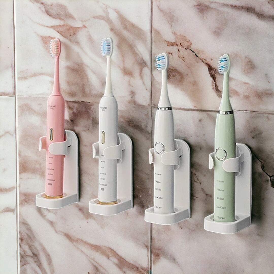 Toothbrush Holder Electric Toothbrush Holder, Wall Mounted Organizer ...