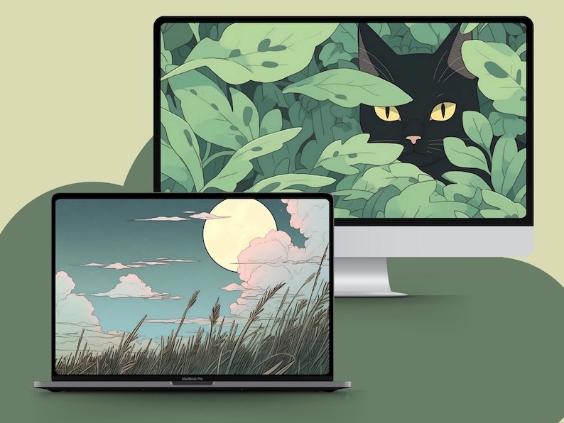 Matcha Green Desktop Wallpaper Matcha Wallpaper Green Wallpaper Light Green Aesthetic MacBook ...