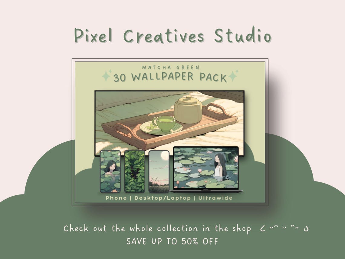 Matcha Green Desktop Wallpaper Matcha Wallpaper Green Wallpaper Light ...