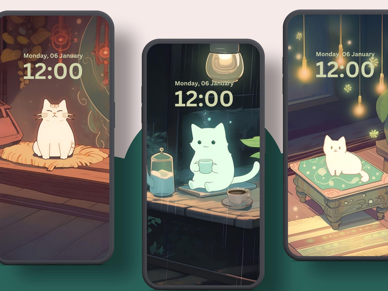 Moody Cats Phone Wallpaper Cute Cat Wallpaper Kawaii Wallpaper 4k ...