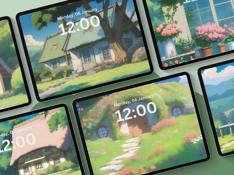 Anime Cottagecore Tablet Wallpapers Vintage Aesthetic Cottage Wallpaper ...