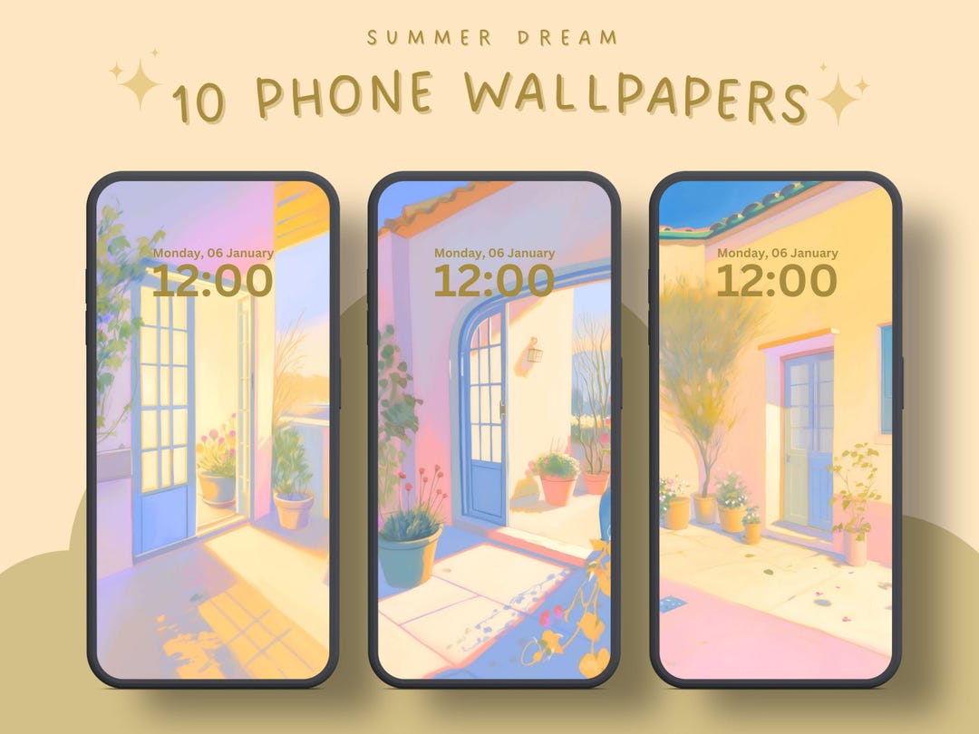 Summer Phone Wallpapers Preppy Wallpaper Summer Background Lock Screen ...