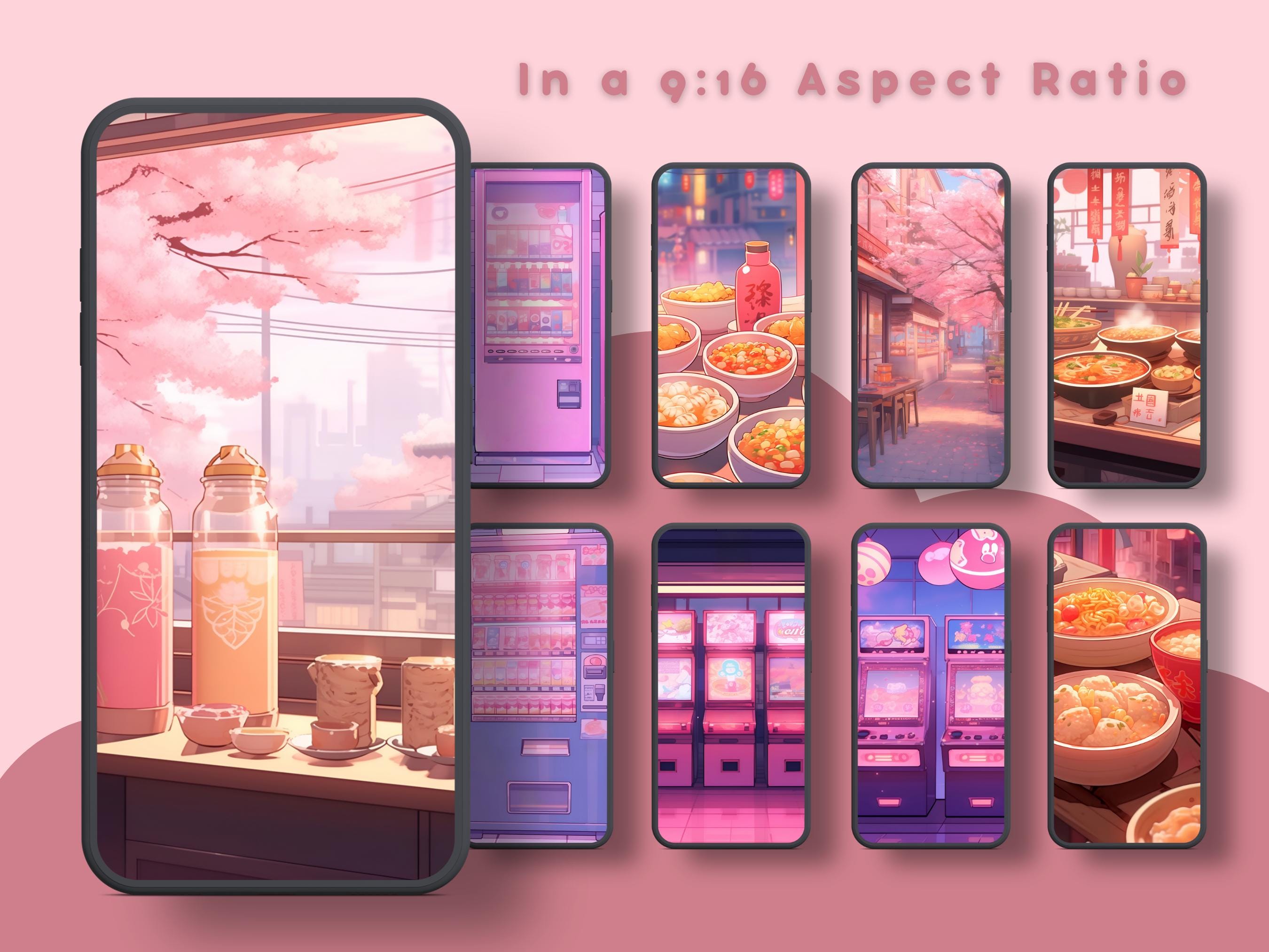 Japanese Wallpaper Kawaii Aesthetic Arcade Lock Screen Kawaii Wallpaper ...