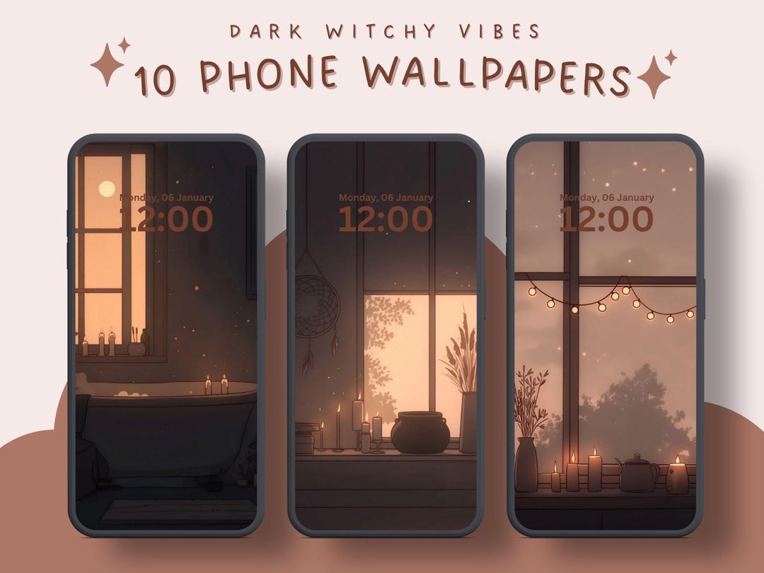 Witchcore Phone Wallpapers Dark Aesthetic Witchy Vibe Dark Wallpapers ...