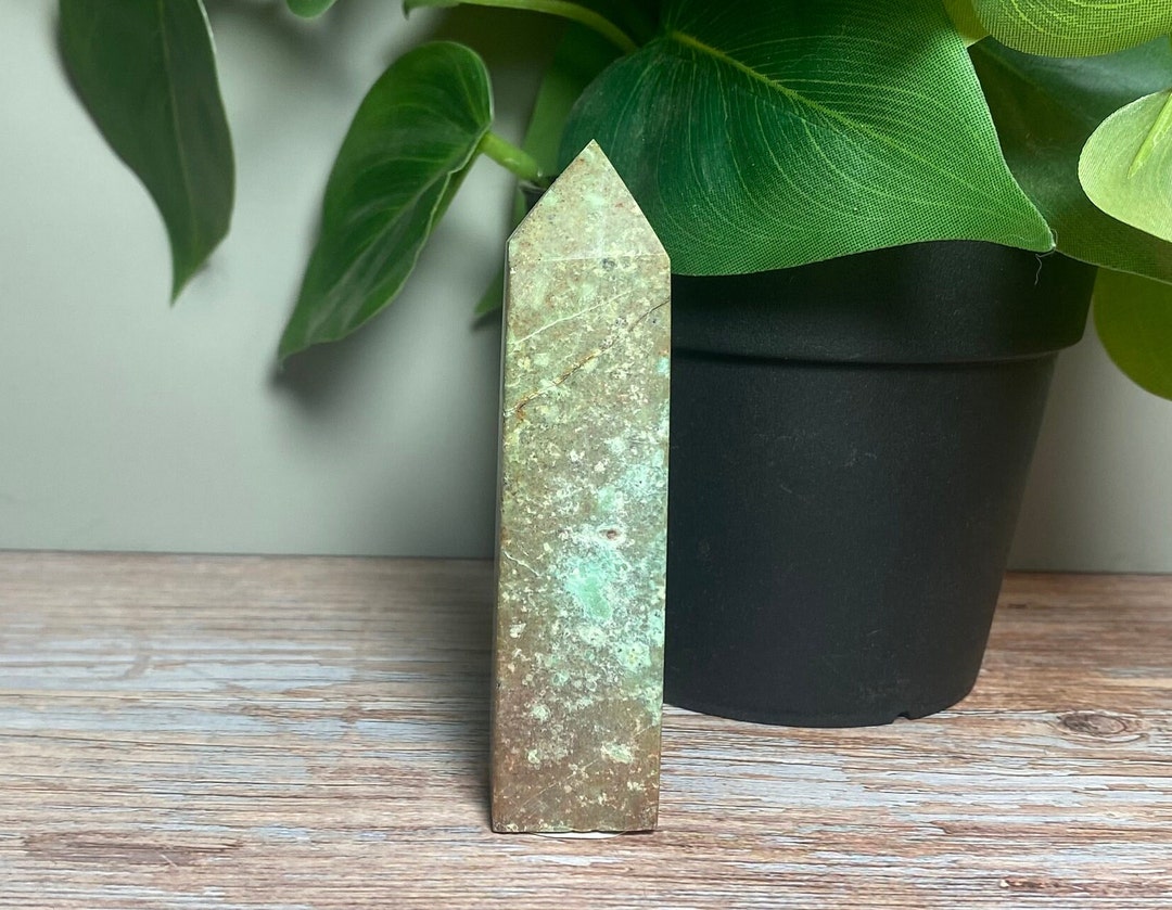 Beautiful Turquoise in Matrix Tower Obelisk - Etsy