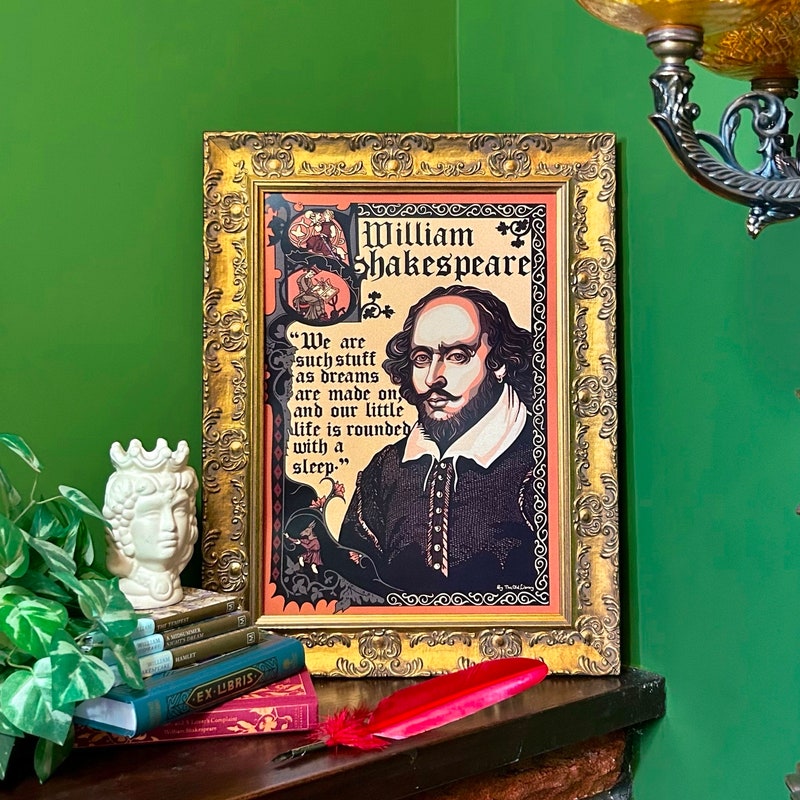Shakespeare Poster - Etsy