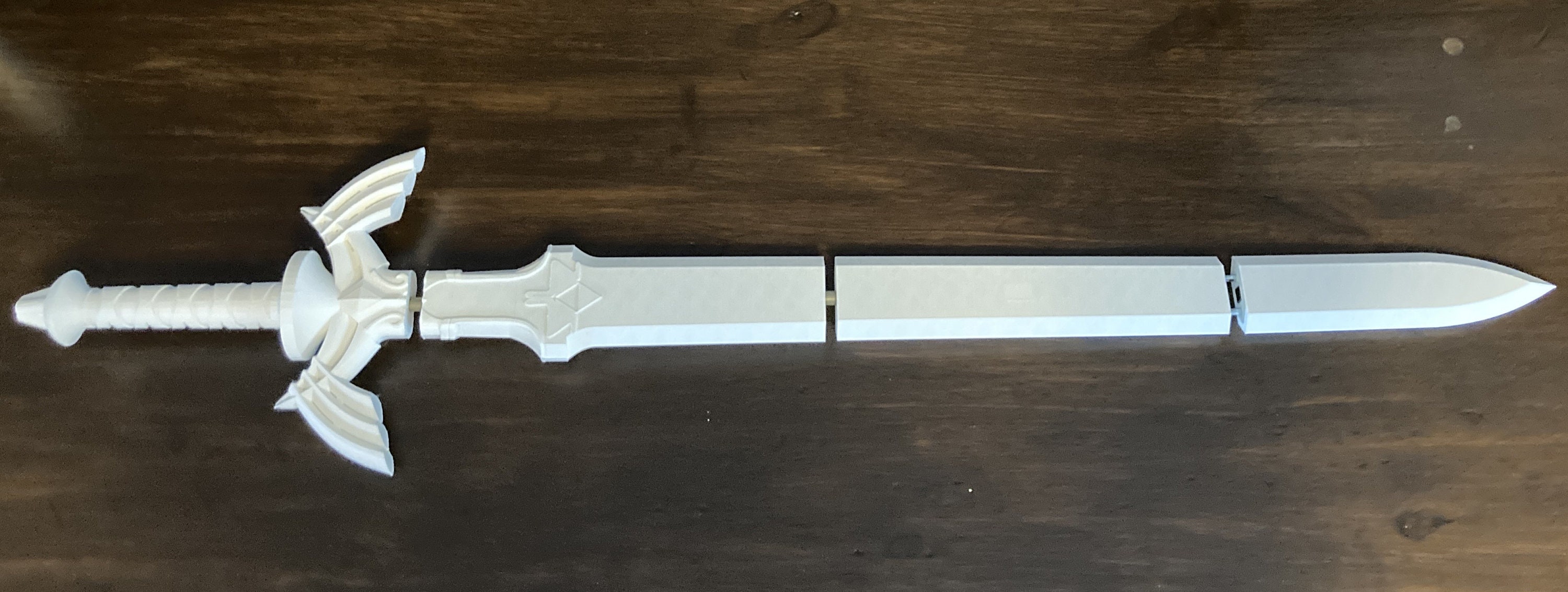 3D Printed MASTER SWORD DIY Kit Modified for Strength Reinforced With a ...
