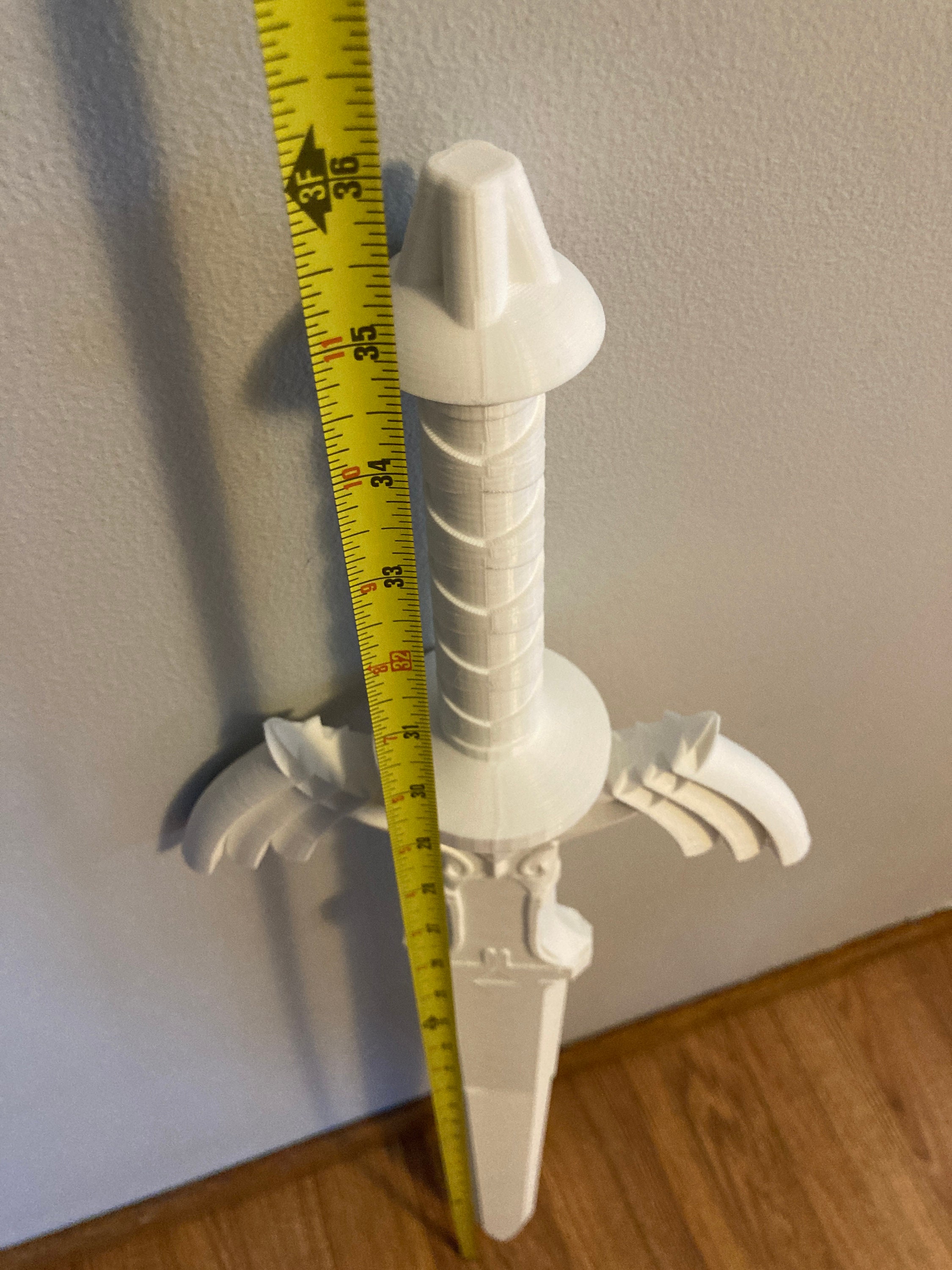 3D Printed MASTER SWORD DIY Kit Modified for Strength Reinforced With a ...