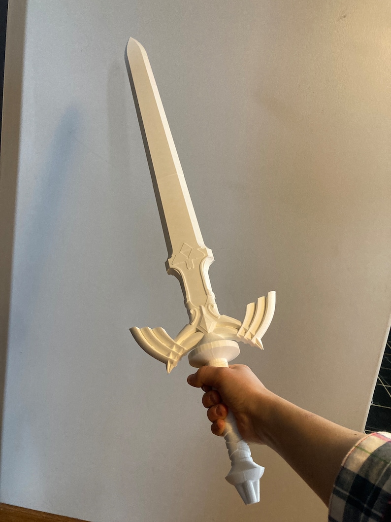 3D Printed MASTER SWORD DIY Kit Modified for Strength Reinforced With a ...