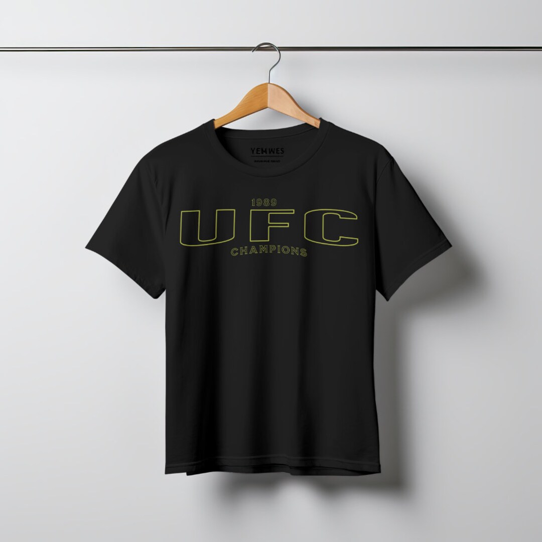 UFC Champions Inspired Tee: Athletic Fighter Shirt, MMA Champion T ...