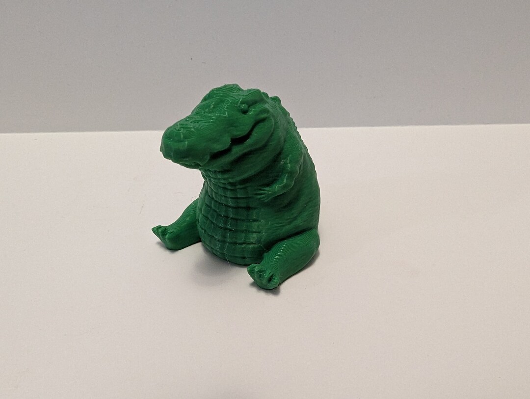 Chubby Crocodile Figurine - 2 Inch Tall - Etsy