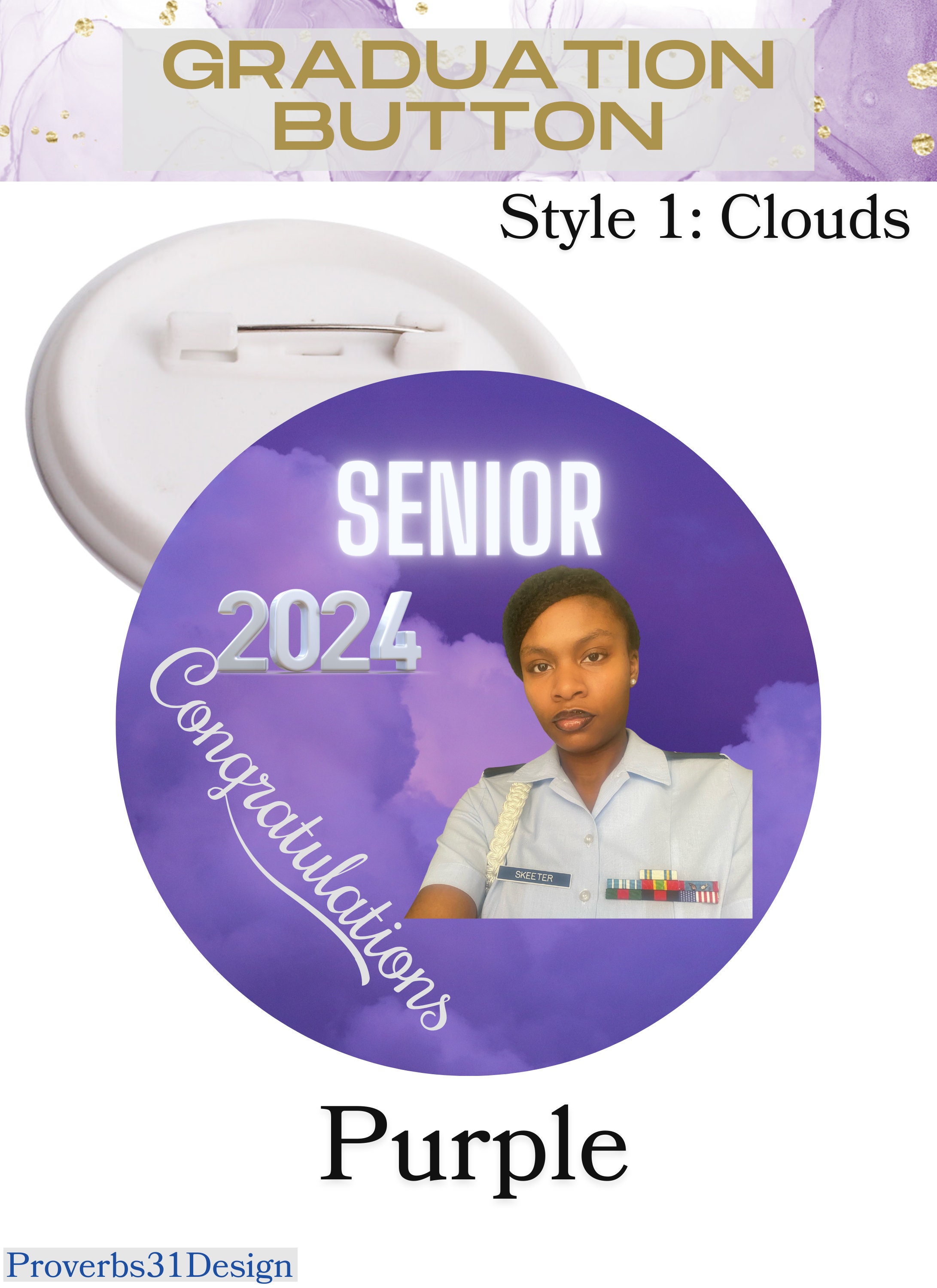 Custom Grad Buttons, Photo Buttons, Graduation Buttons, Custom Grad ...