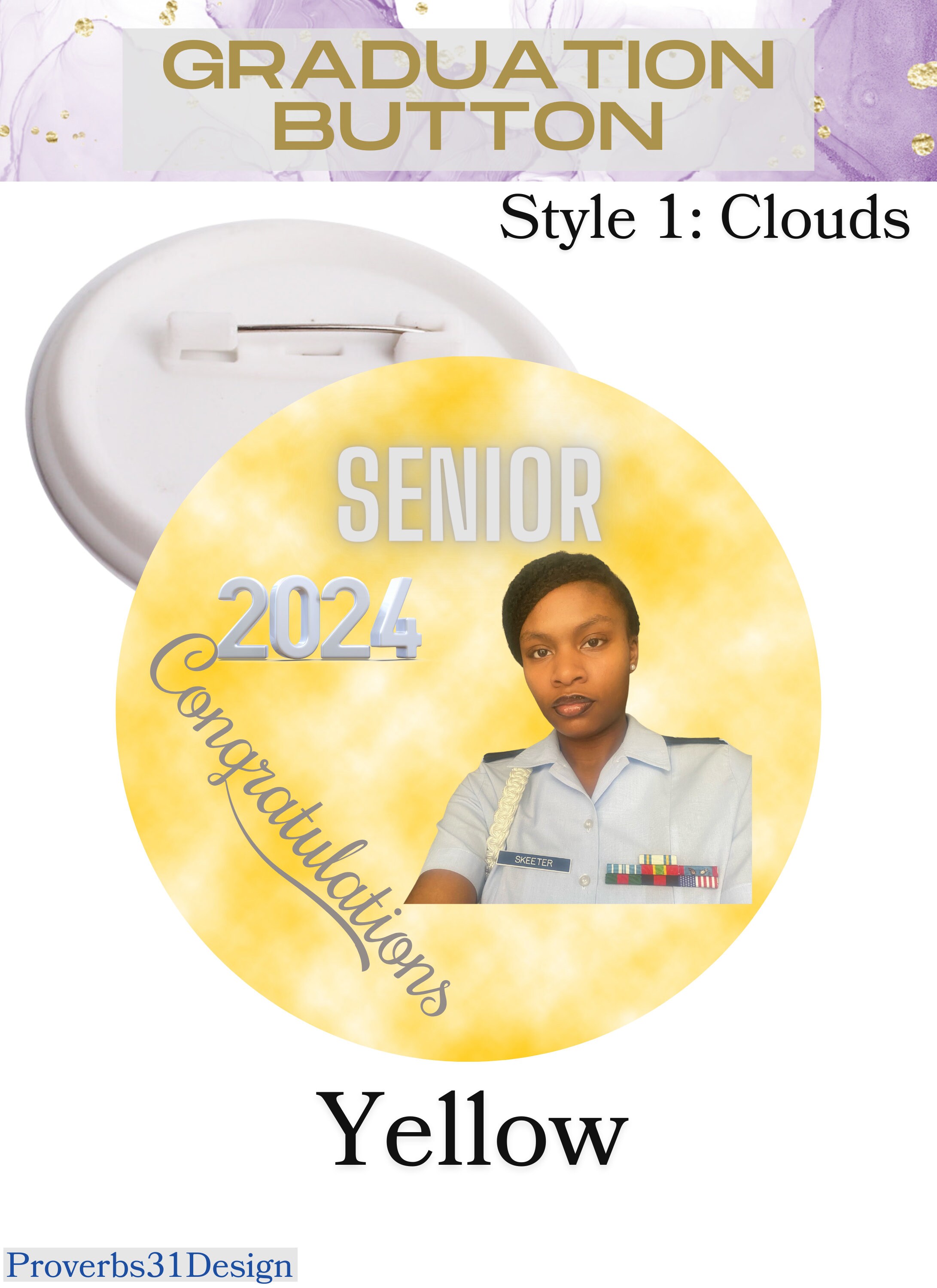 Custom Grad Buttons, Photo Buttons, Graduation Buttons, Custom Grad ...