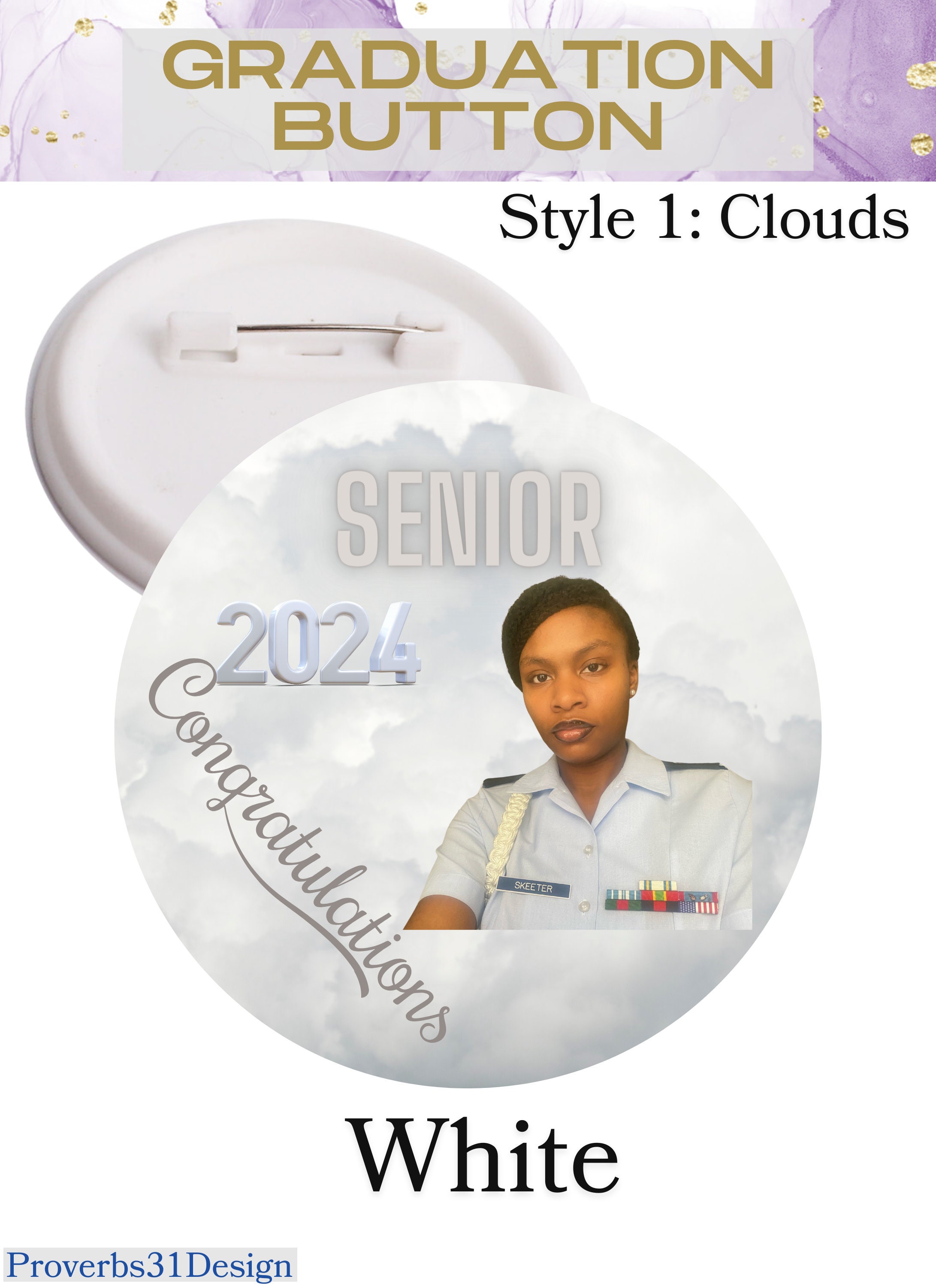 Custom Grad Buttons, Photo Buttons, Graduation Buttons, Custom Grad ...