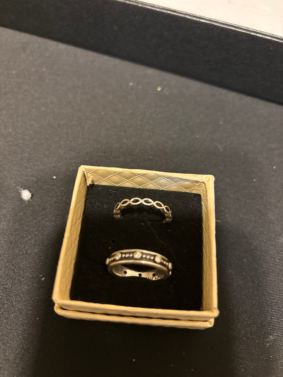 Pandora Stackable Sterling Silver Rings - Etsy UK