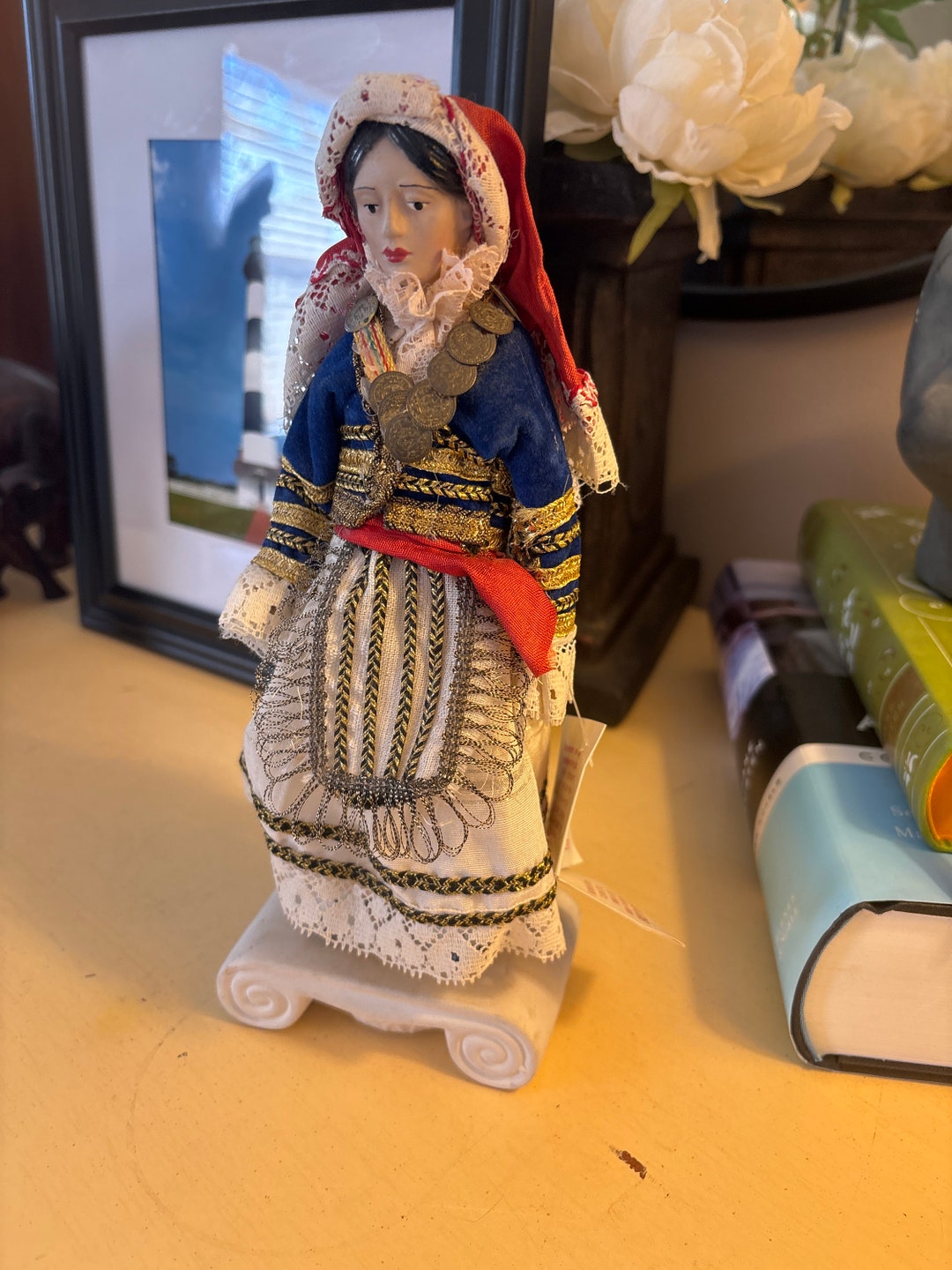 Vintage Greek Doll by E Sanida Athens - Etsy