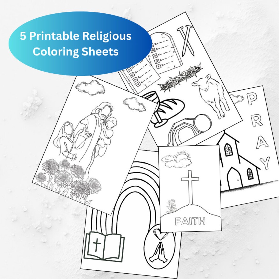Religious, Bible School, Sunday School Printable Coloring Pages ...