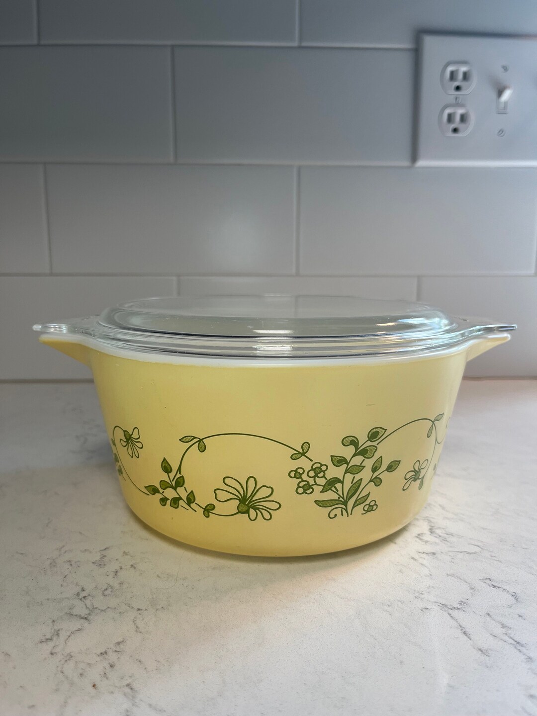 Vintage Pyrex Shenandoah Pattern 1 1/2 Pint Casserole. - Etsy
