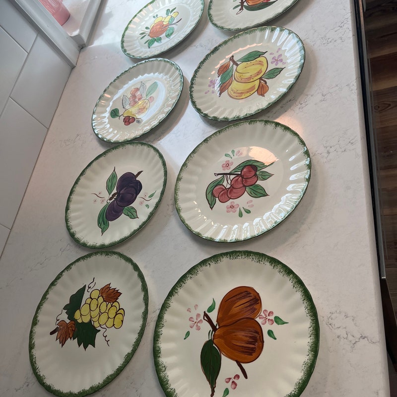 Blue Ridge Plates - Etsy