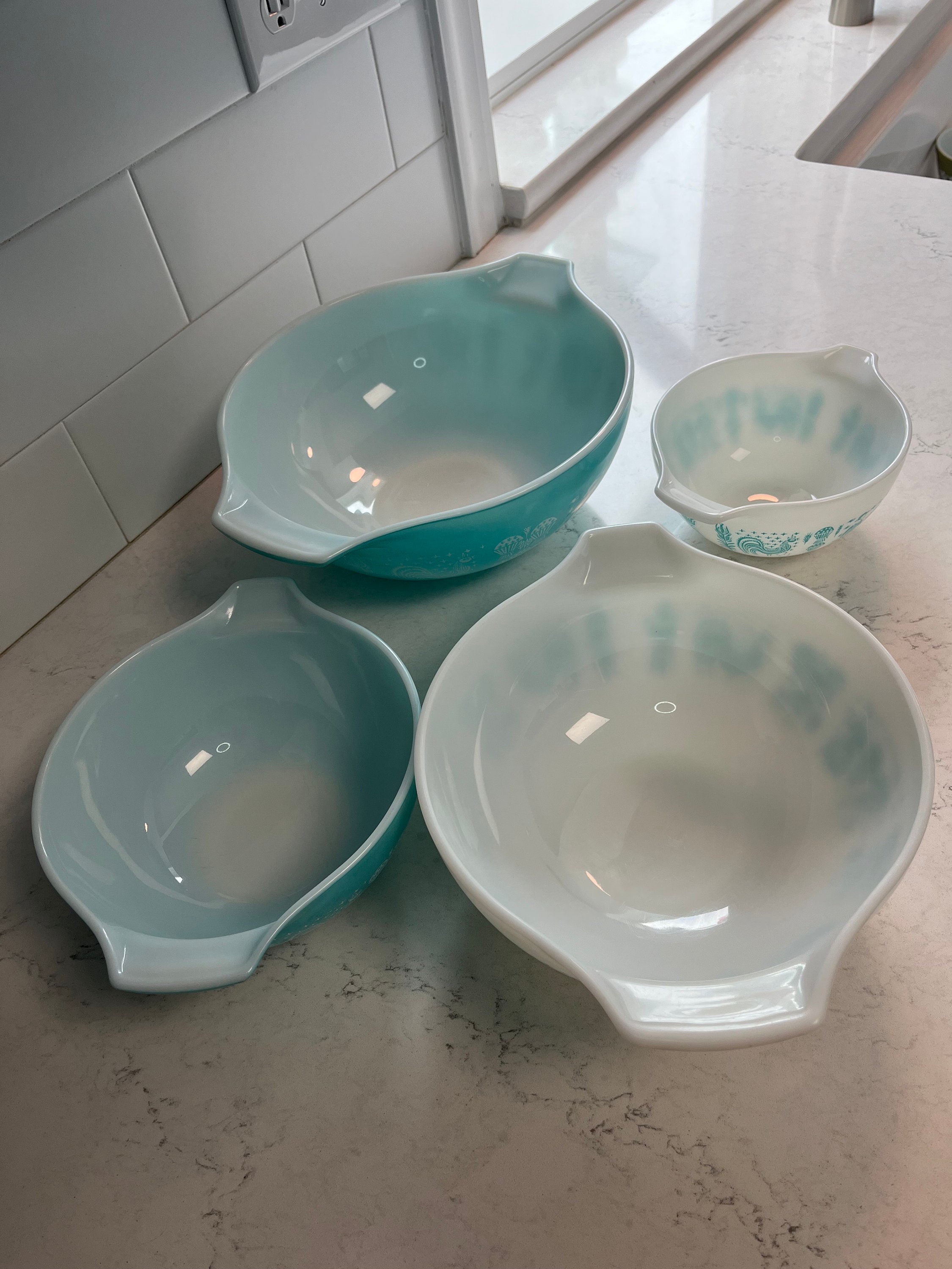 Vintage Pyrex Butterprint Cinderella Bowls - Etsy