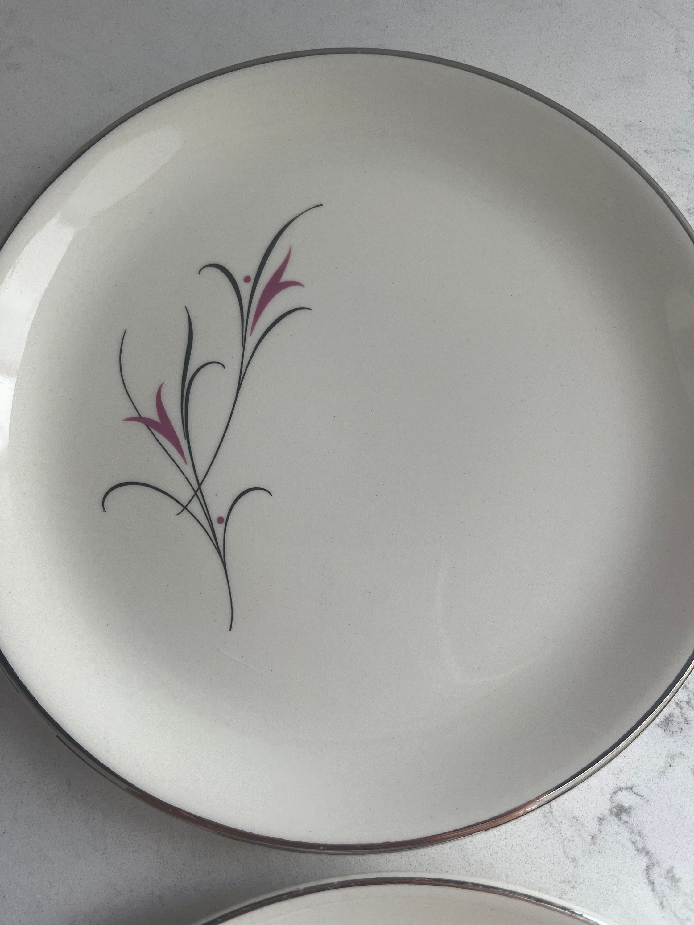 Vintage 1950’s Serenade Simplicity Pattern Dinnerware. Salad Plates ...