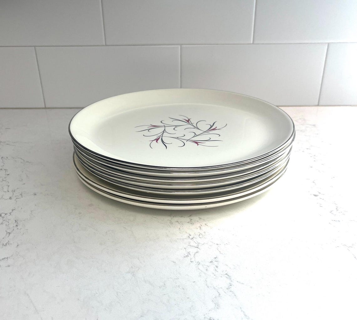 Vintage 1950’s Serenade Dinnerware, Simplicity Pattern Dinner Plate ...