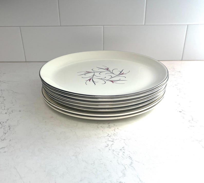 Vintage 1950’s Serenade Dinnerware, Simplicity Pattern Dinner Plate ...