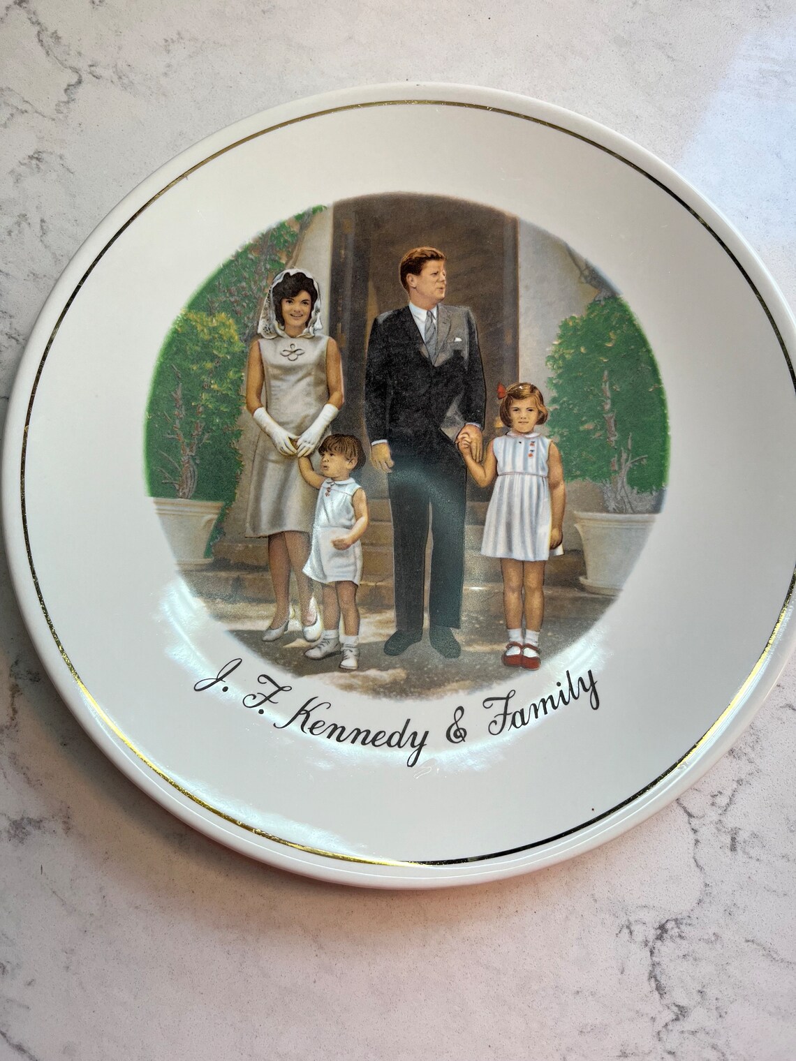 Vintage 1960’s John F. Kennedy Commemerative Plate. - Etsy