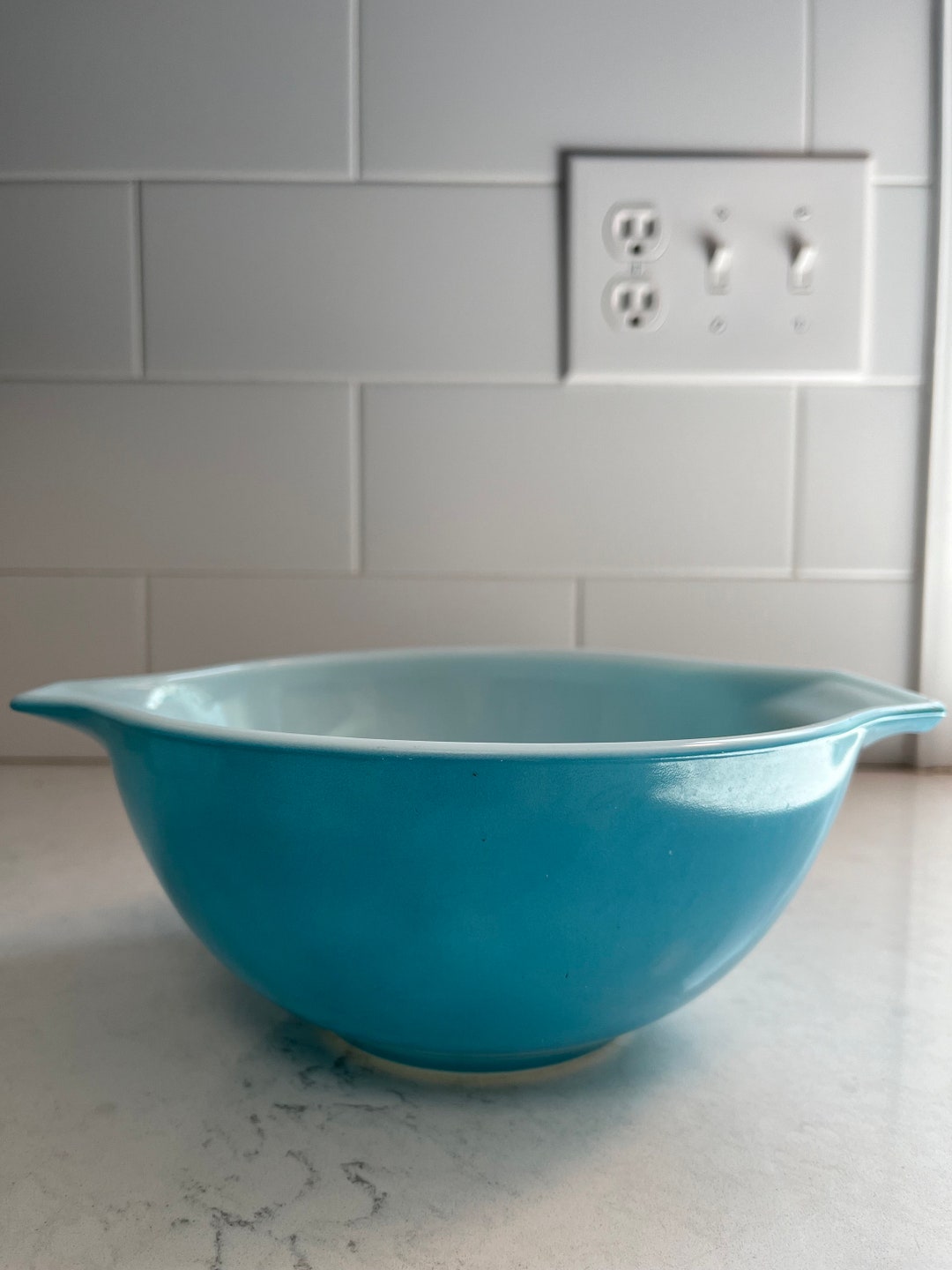 Vintage Pyrex 442 Horizon Blue Cinderella Bowl. - Etsy