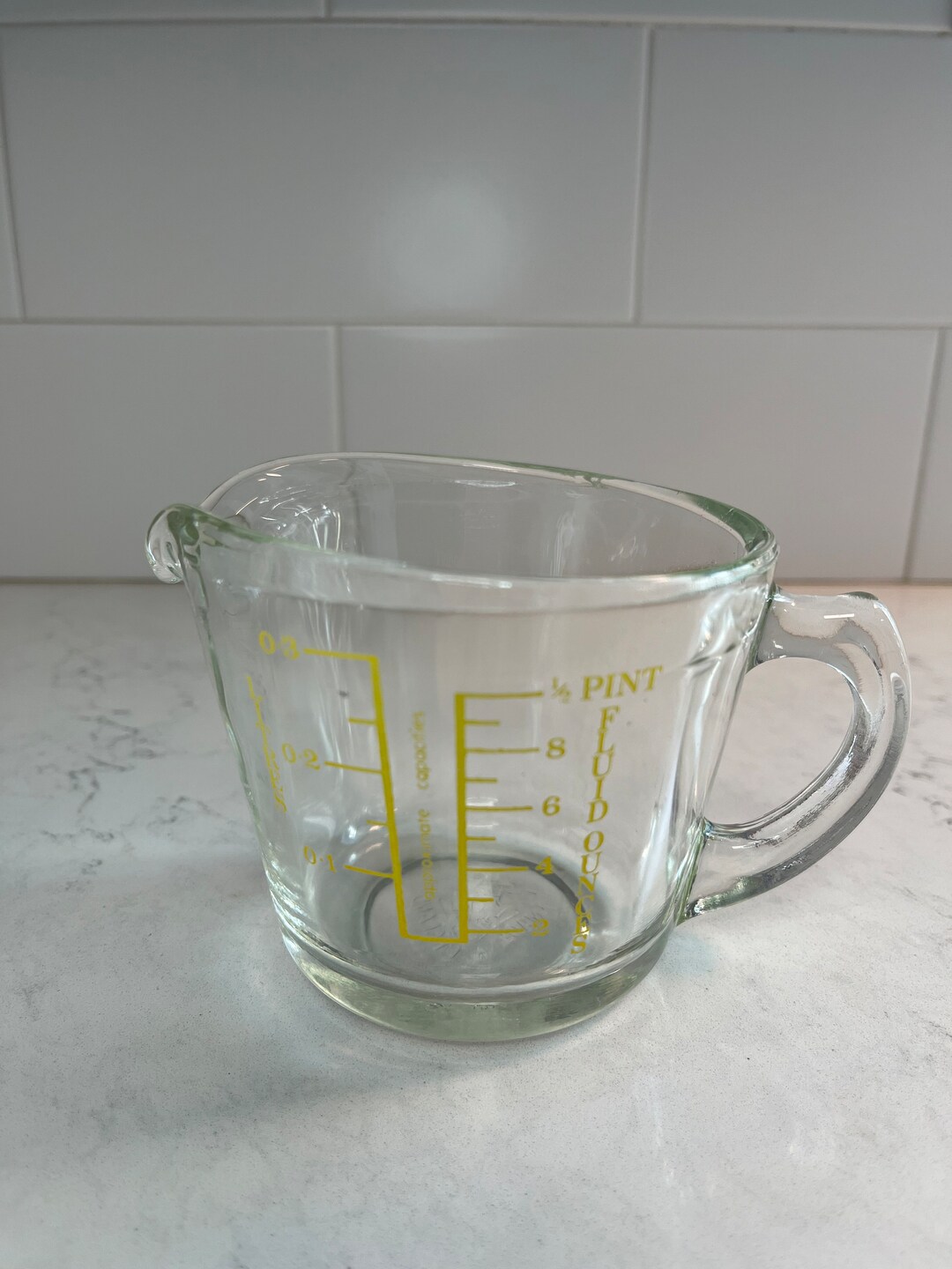 Vintage English Pyrex Measuring Cup, Metric, JAJ - Etsy