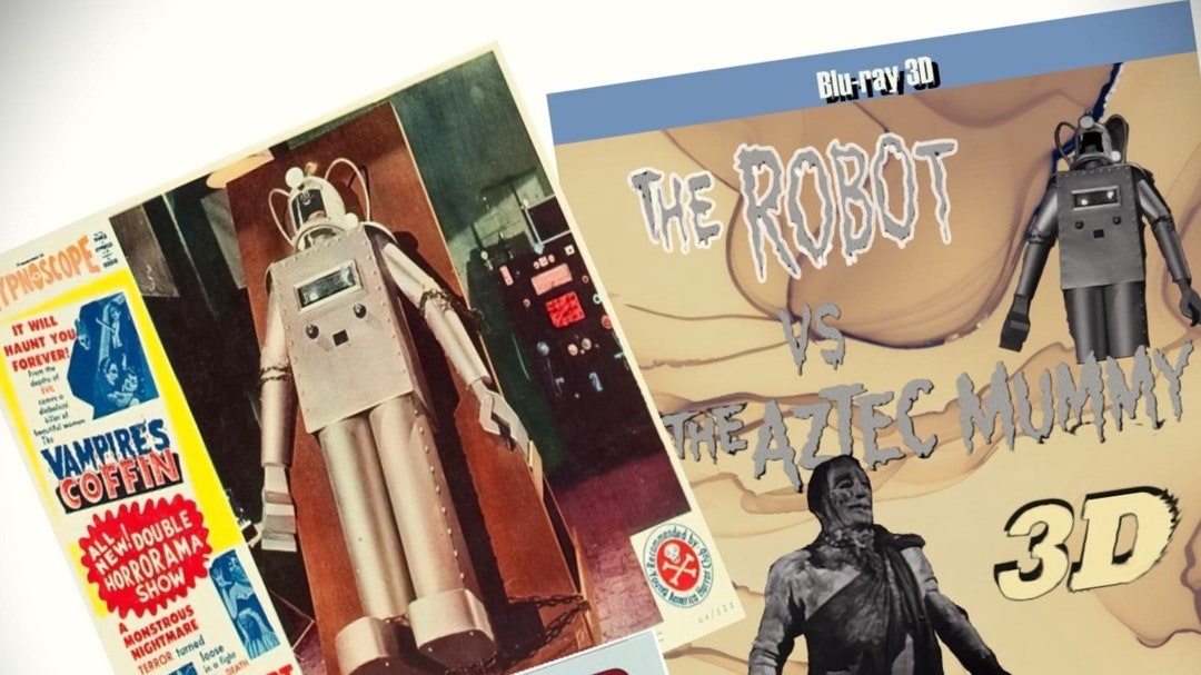 Robot Vs Aztec Mummy 3D Blu-ray Film With Print - Etsy